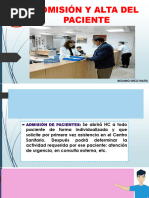 Proceso de Admision y Alta Del Paciente Hospitalizado | PDF | Hospital ...