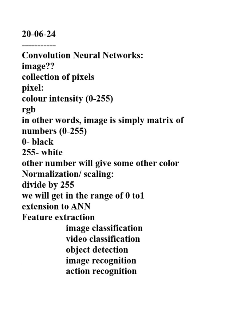 Introduction to Convolutional Neural Networks | PDF