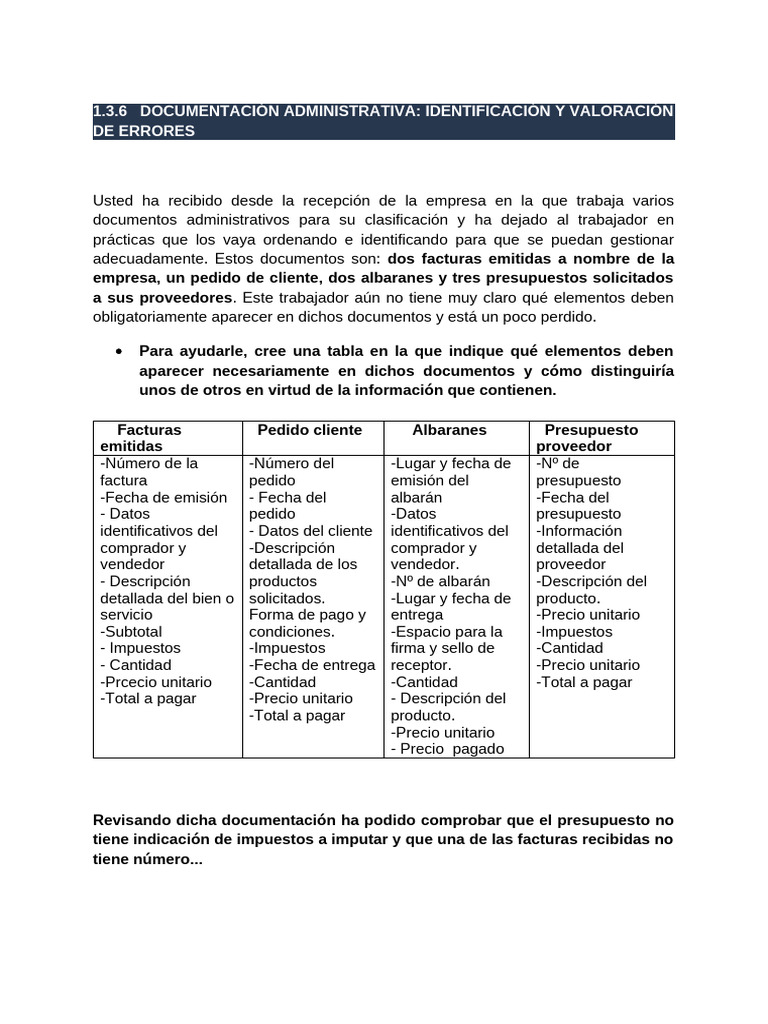 Ej Uf0350 1.3.6 Docu Administrativa | PDF | Factura | Business