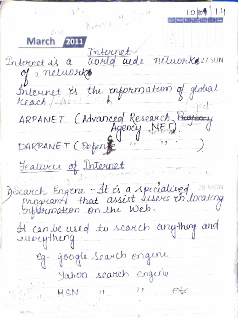 Internet Notes Computer Science | PDF
