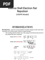 VSEPR Hybridization Table | PDF