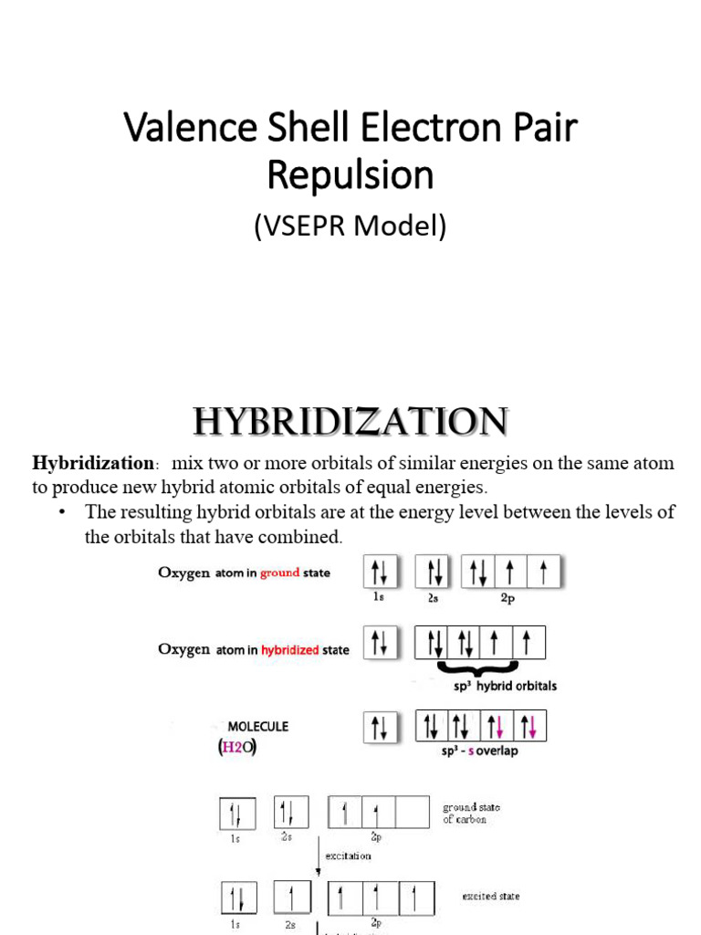 Feb 10 - Hybridization & VSEPR | PDF