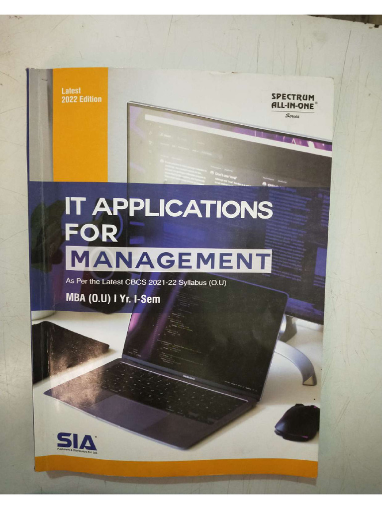 IT APPLICATIONS FOR MANAGEMENT (1) | PDF