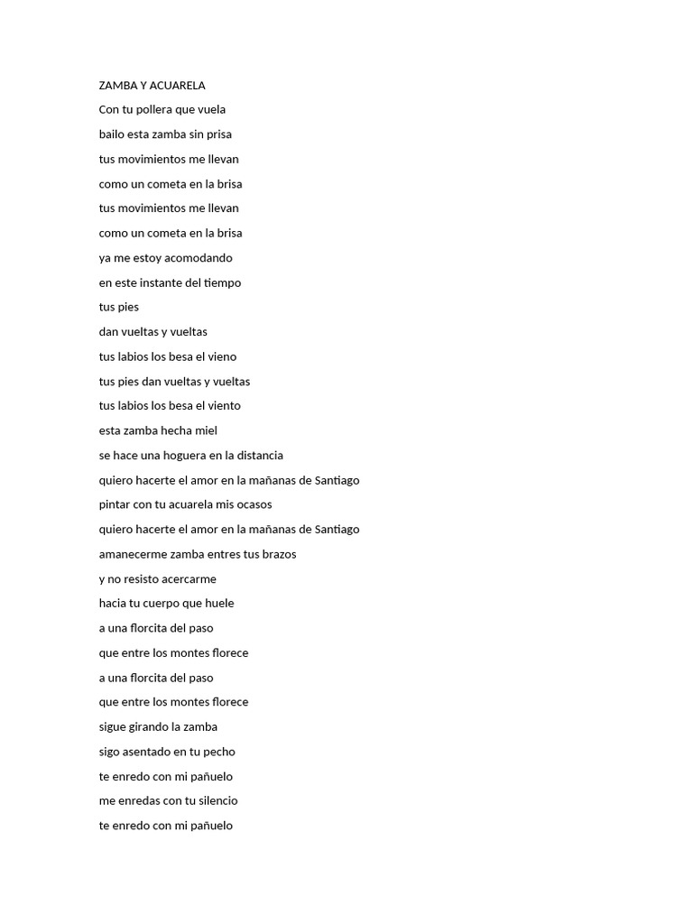 LETRAS DE CANCIONES- VERO | PDF | Amor