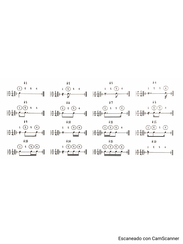 Celulas rítmicas 1 | PDF