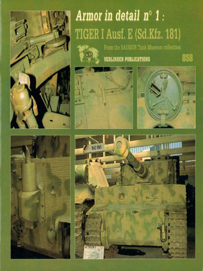 Armor in Detail 1 Tiger I Ausf. E SD - Kfz.181 | PDF