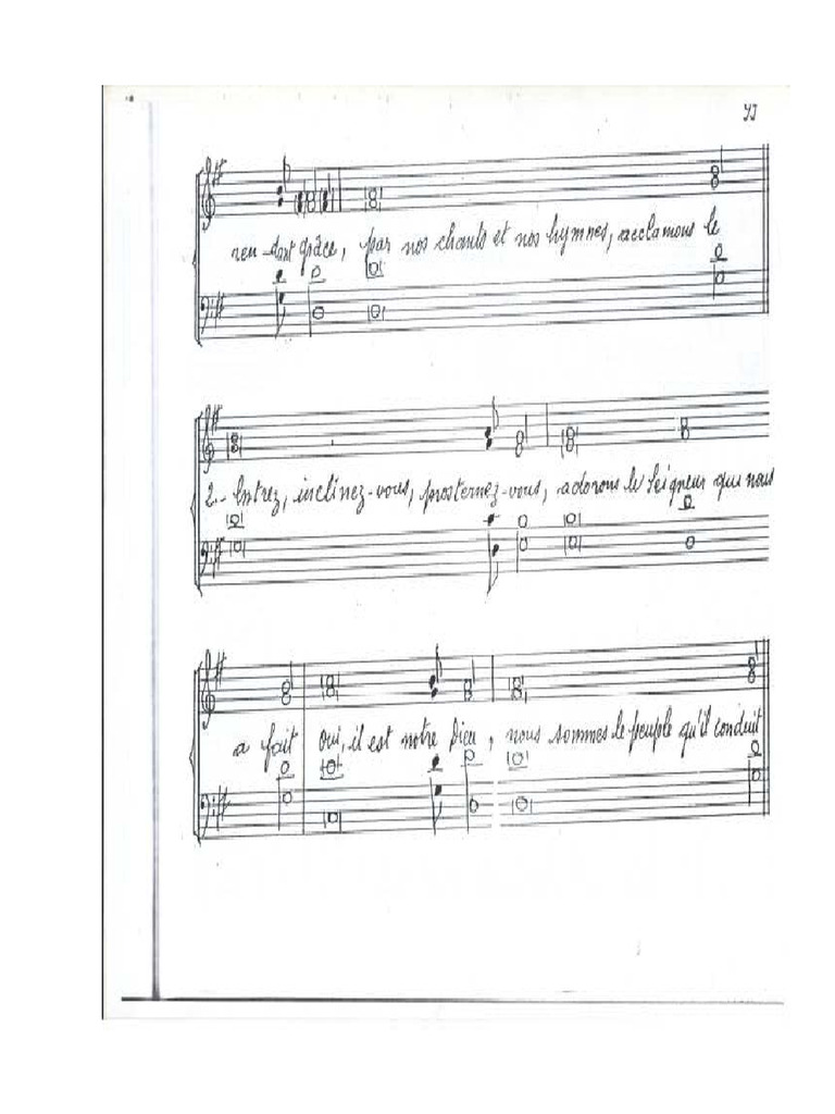 Tu As Les Paroles de Vie | PDF