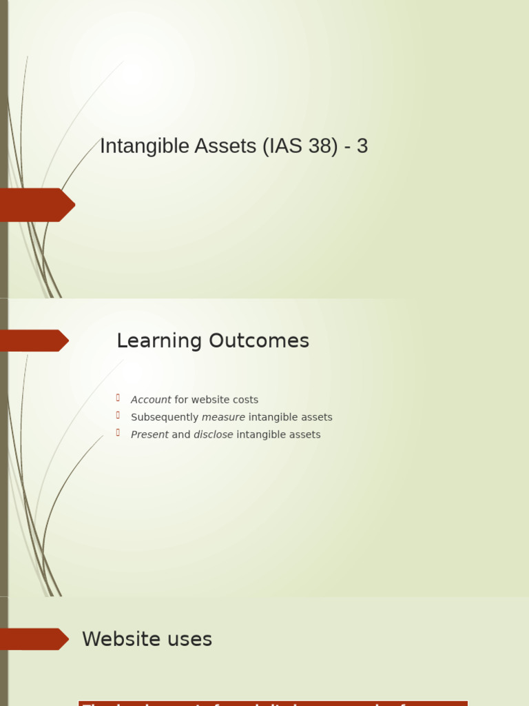 Understanding Intangible Assets Accounting | PDF | Intangible Asset ...