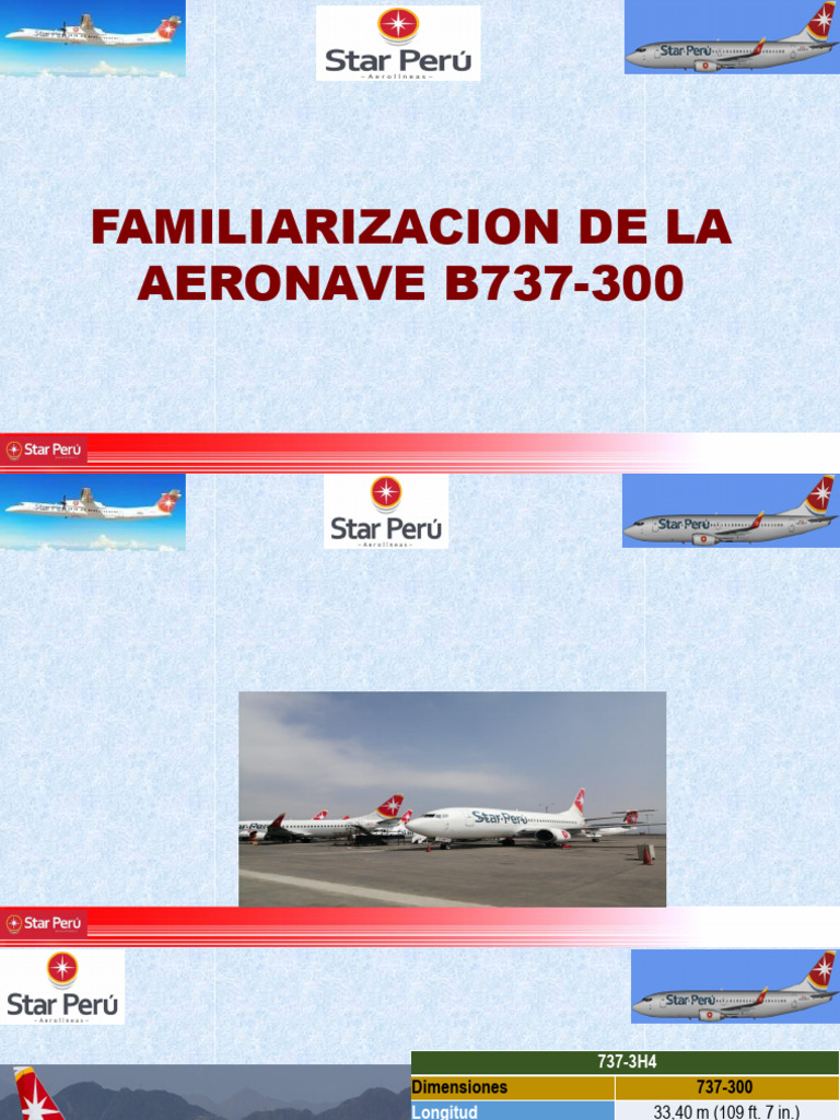 Curso - Familiarización B-737 | PDF | Avión | Aeroespacial