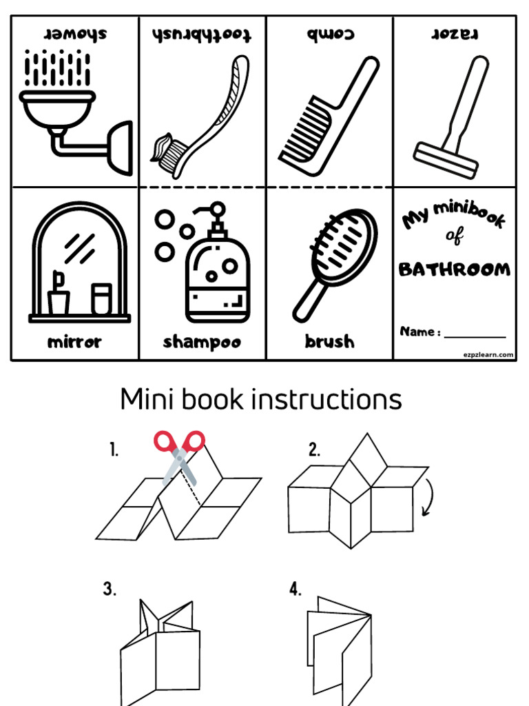 Bathroom 2 Mini Coloring Book | PDF