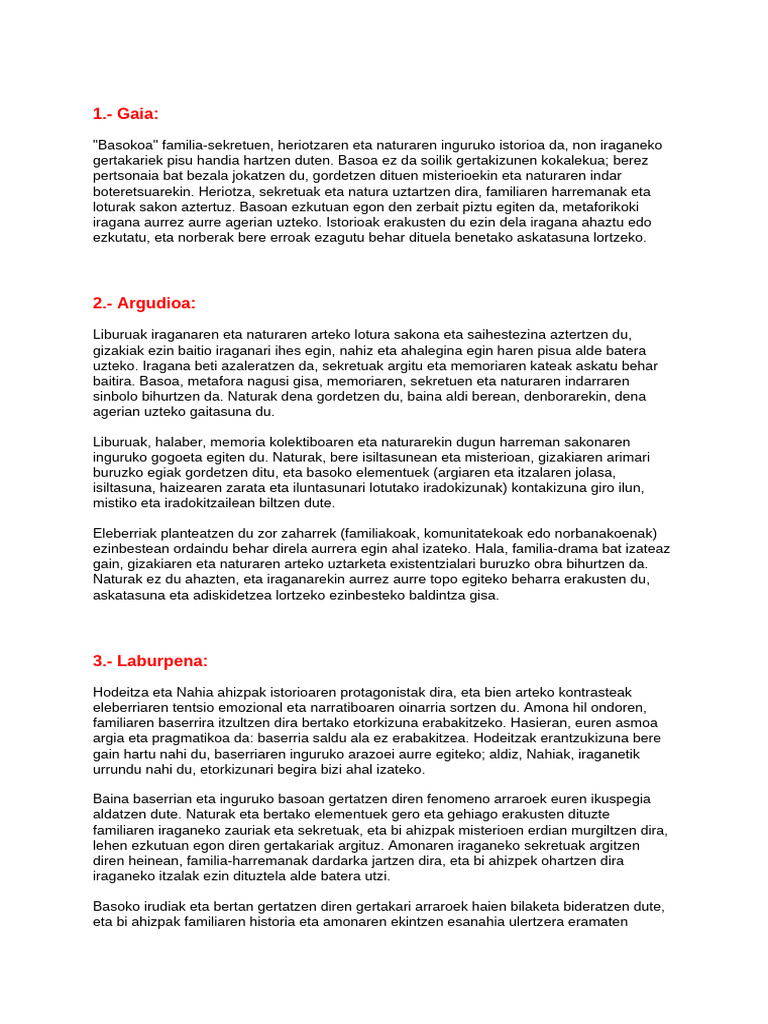 Basokoa Liburua | PDF