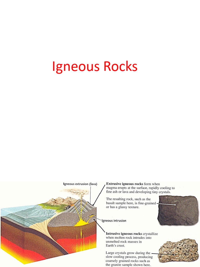 Volcanism and Igneous Rocks | PDF | Lava | Magma