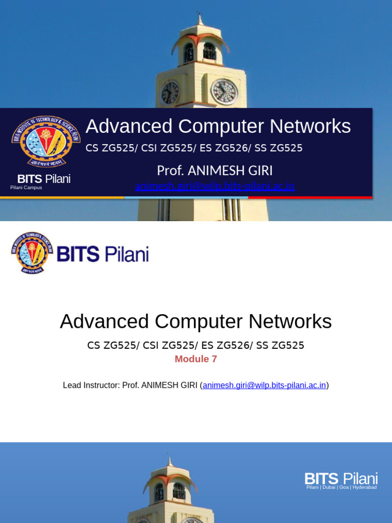 Advanced Computer Networks Overview | PDF | Domain Name System ...
