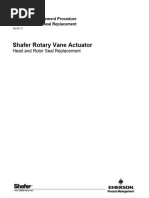 Shafer Rotary Vane Manual: Install & Operate | PDF | Valve | Pump