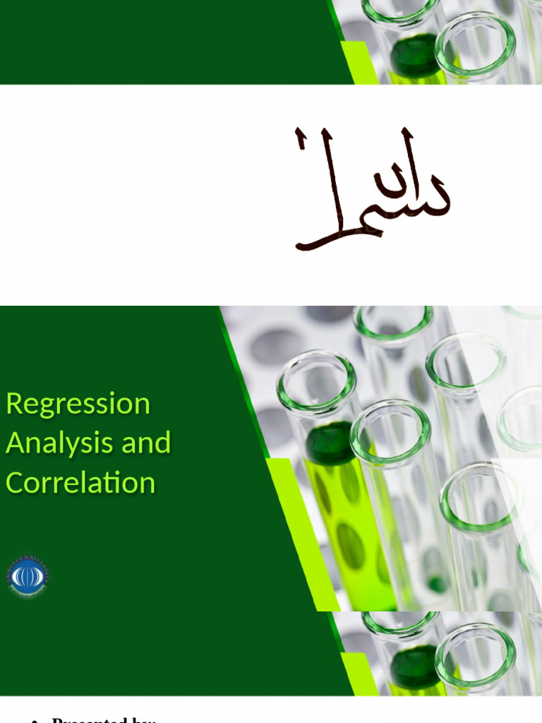Regression and Correlation | PDF | Linear Regression | Regression Analysis