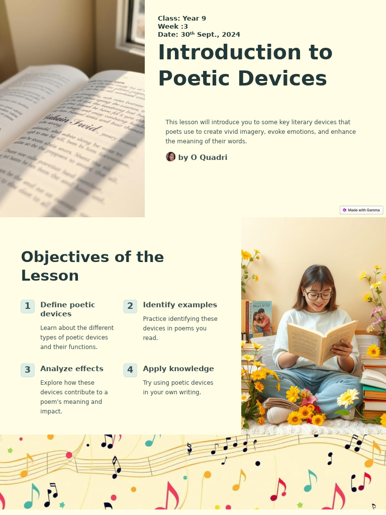 Introduction to Poetic Devices | PDF | Poetry | Rhyme