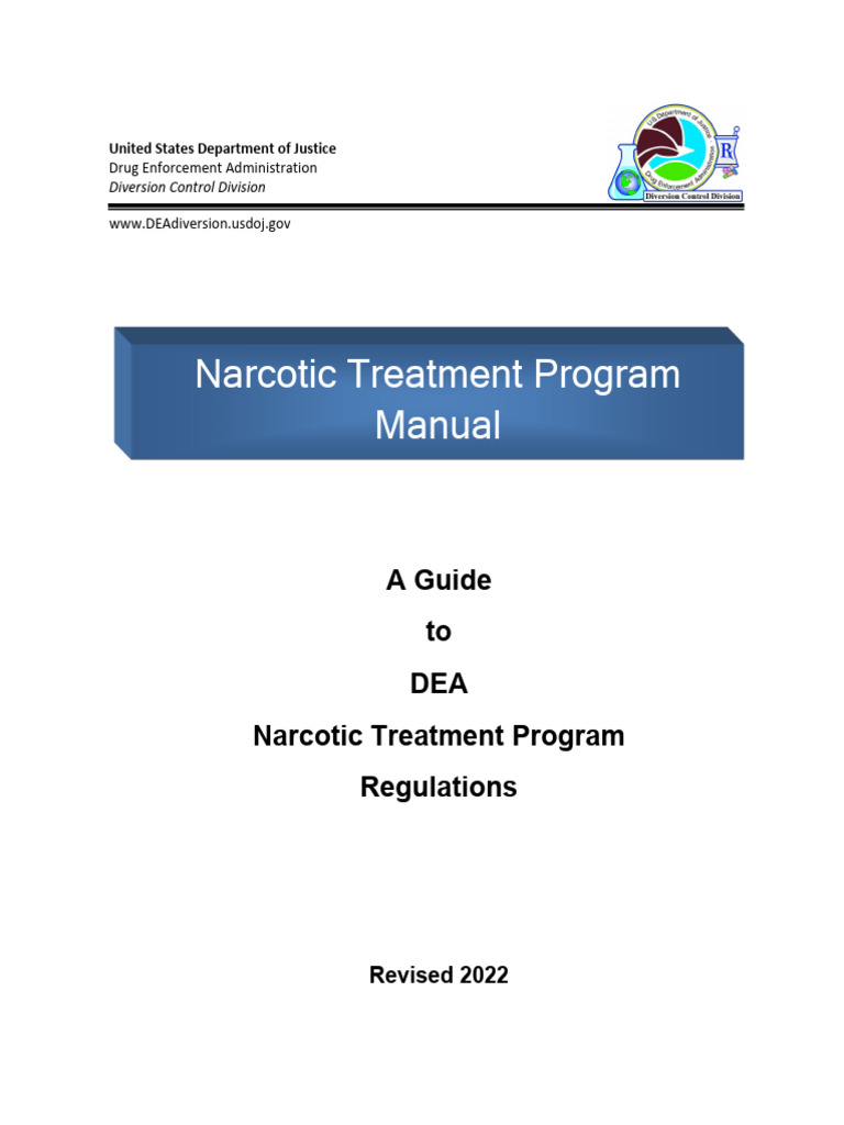 (Dea Dc 056)(Eo Dea169) Ntp Manual Final | PDF | Controlled Substances ...