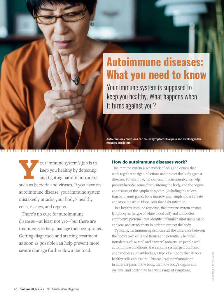 Autoimmune Diseases What You Need To Know - Web .04122023 | PDF ...