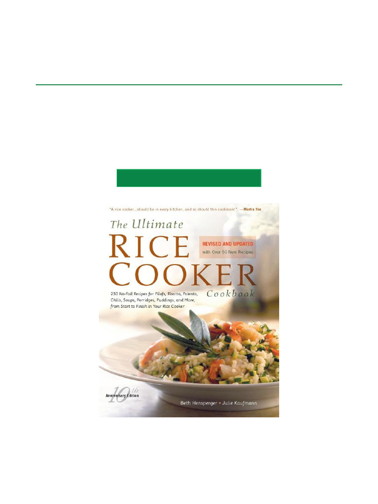 Few Left The Ultimate Rice Cooker Cookbook 250 No Fail Recipes For ...