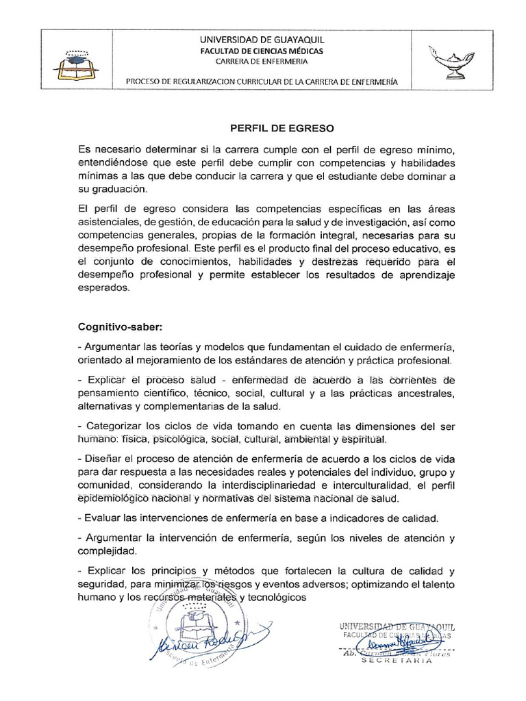 Perfil de Egreso | PDF