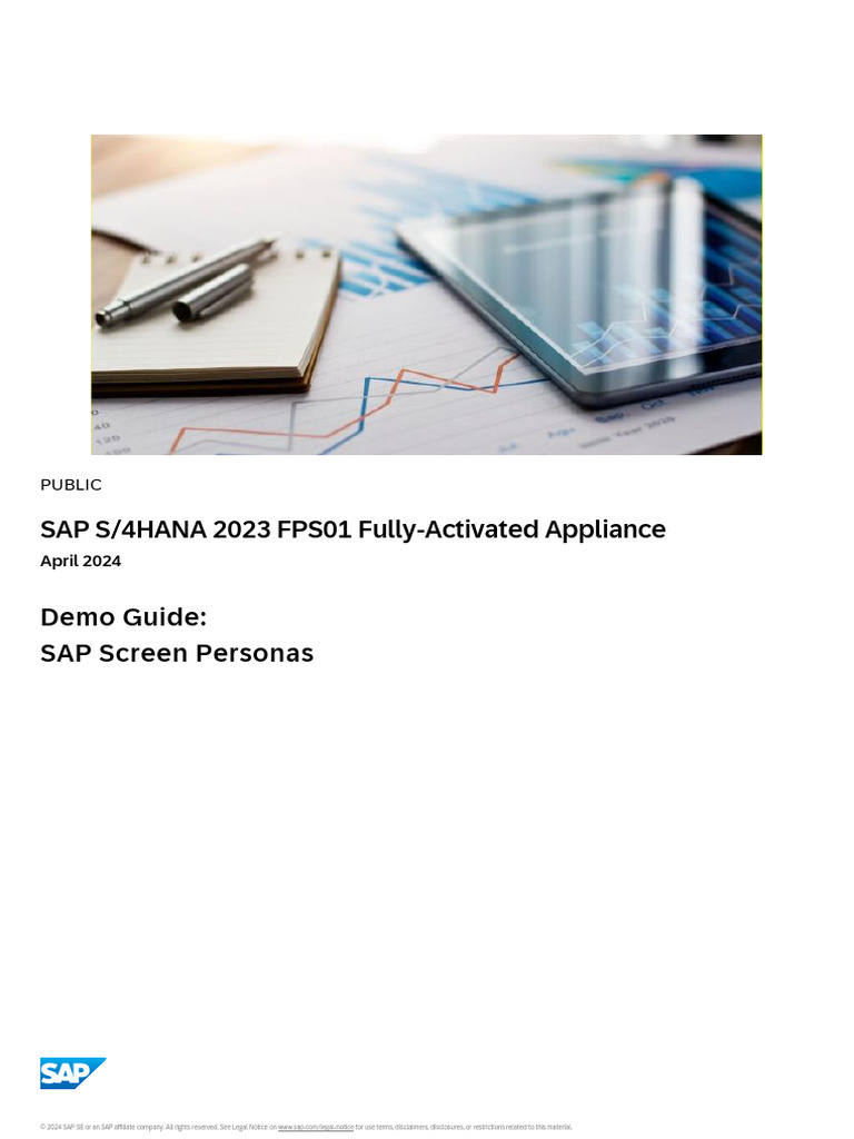 Demo Script for SAP S_4HANA 2023 FPS01 Fully-Activated Appliance_ SAP Screen Personas | PDF ...