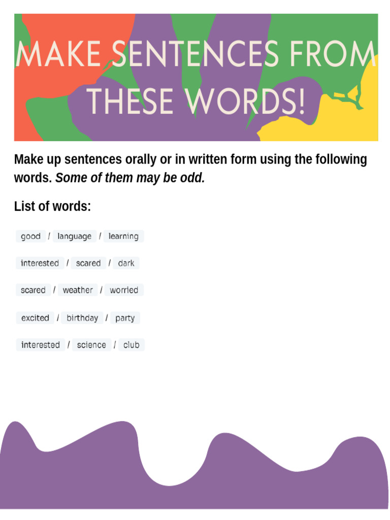 Sentences | PDF