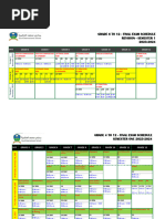 STS JHS Time Table | PDF