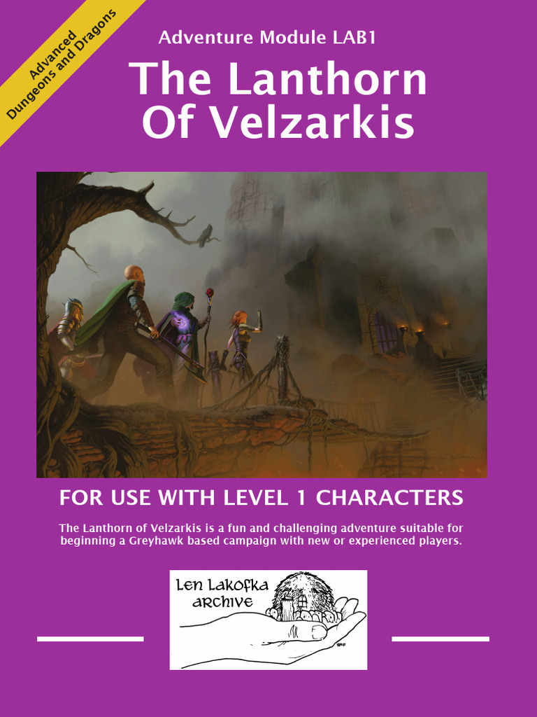 Lanthorn of Velzarkis Finald-1 | PDF | Elf (Dungeons & Dragons ...