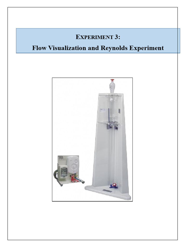 Flow Visualization and Reynolds Experiment-15 | PDF | Reynolds Number ...