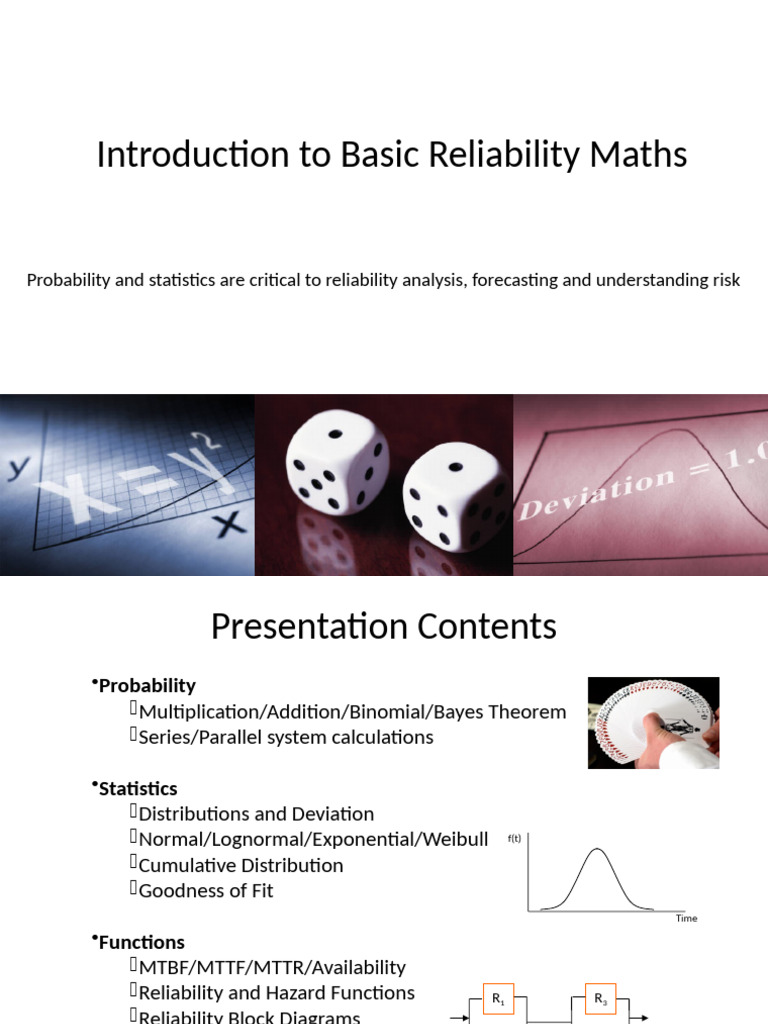 2basic Reliability Maths | PDF | Statistical Theory | Probability