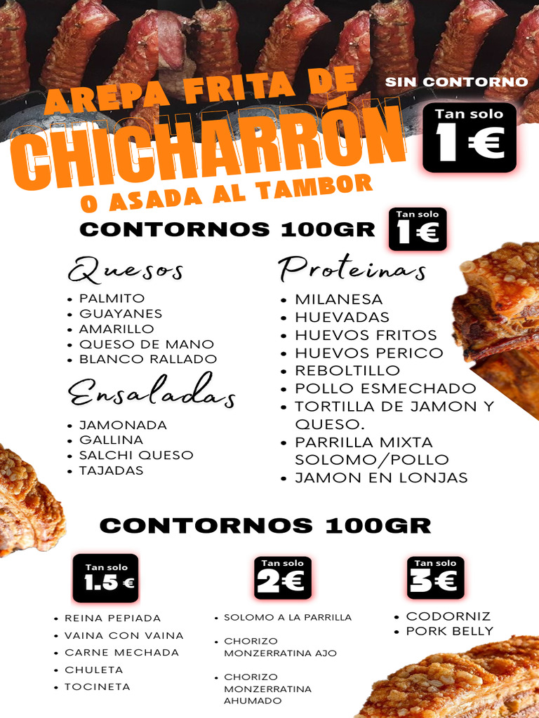 Arepa Frit ADE: O Asada Al Tambor | PDF