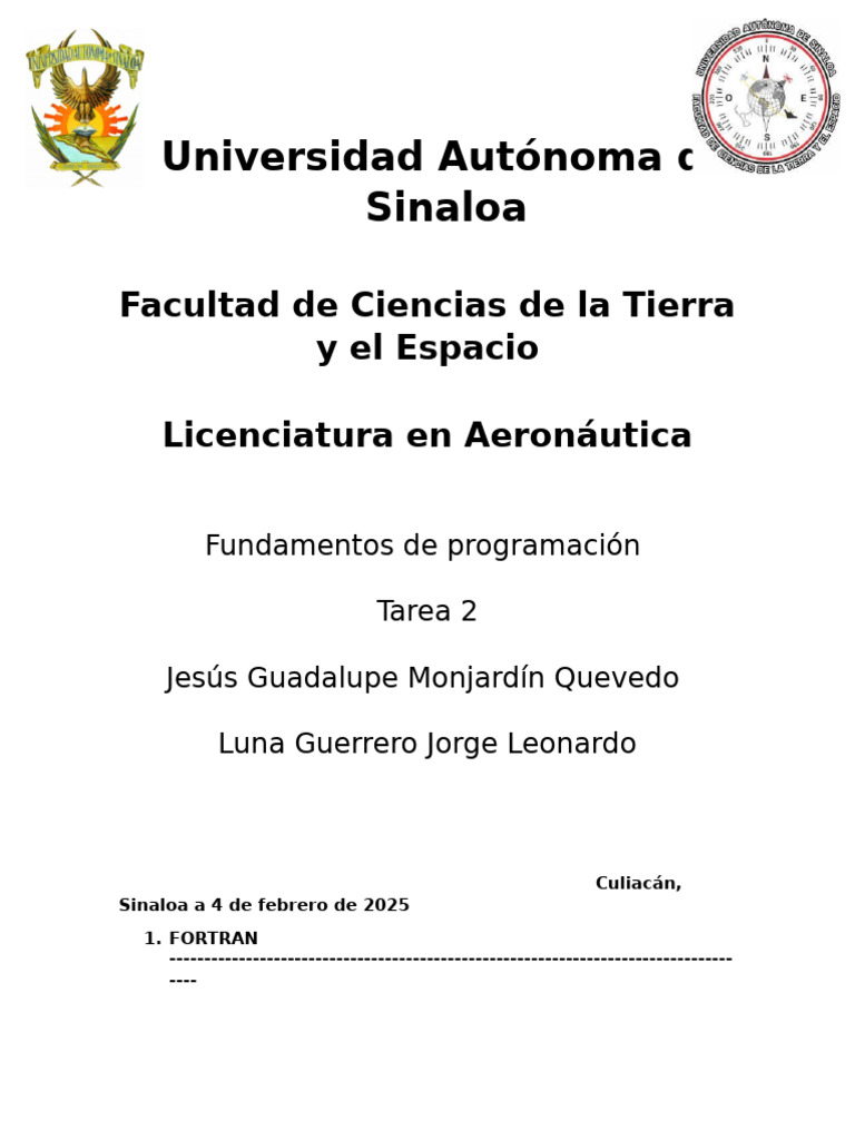 Tarea de Programacion | PDF