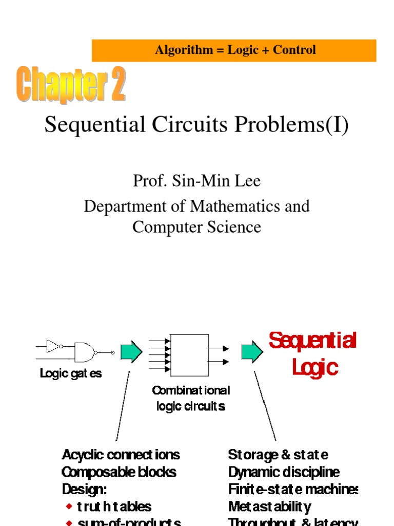 Sequential Circuits Problems (I) : Prof. Sin-Min Lee Department of ...
