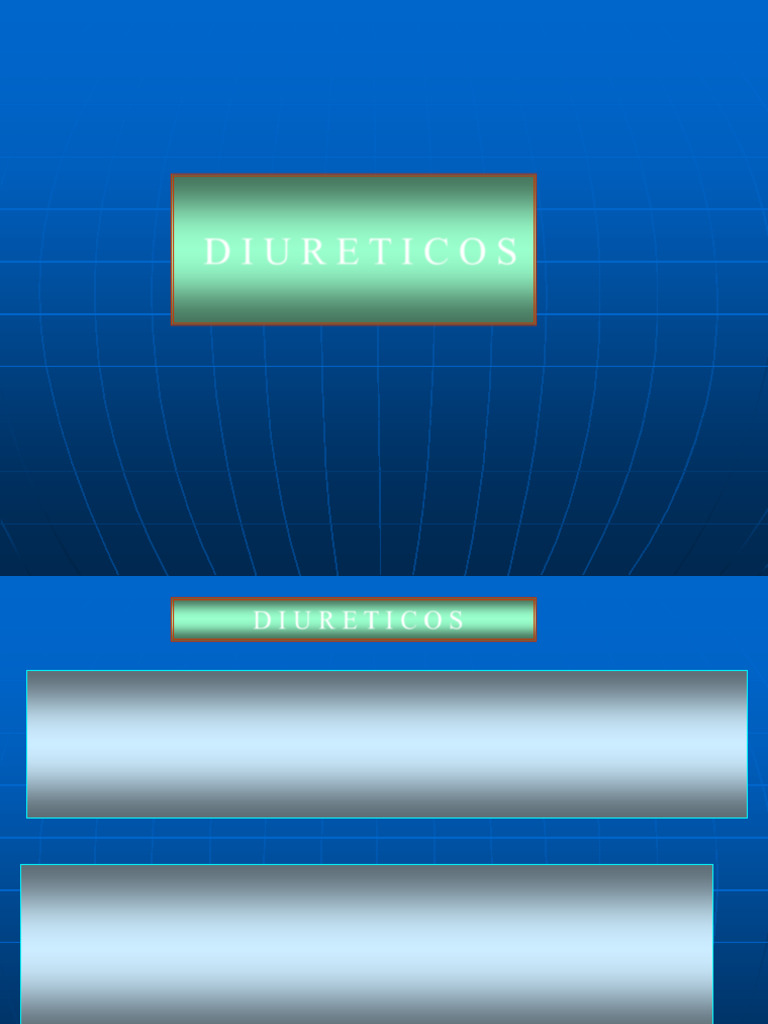 Tipos y usos de diuréticos en medicina | PDF | Riñón | Especialidades ...
