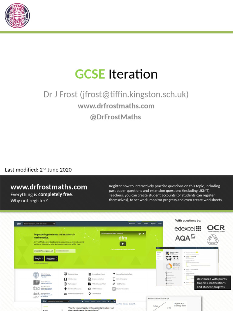 GCSE-Iteration | PDF | Quadratic Equation | Mathematics