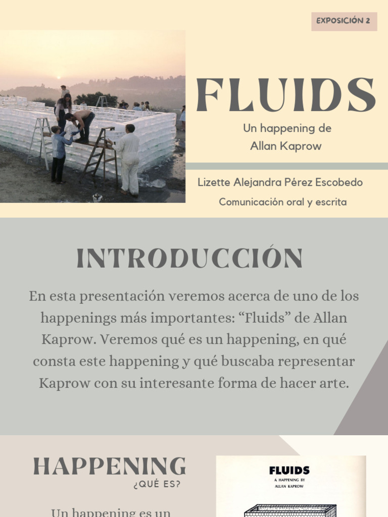 "Fluids: El Happening de Allan Kaprow" | PDF