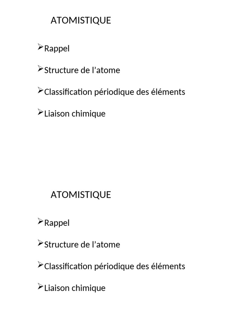 ATOMIE SVY | PDF | Atomes | Orbitale atomique