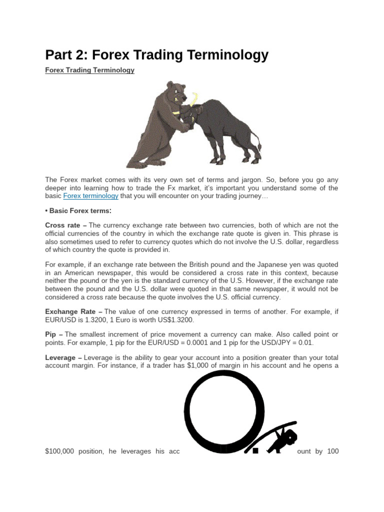Essential Forex Trading Terms Guide | PDF | Margin (Finance) | Business