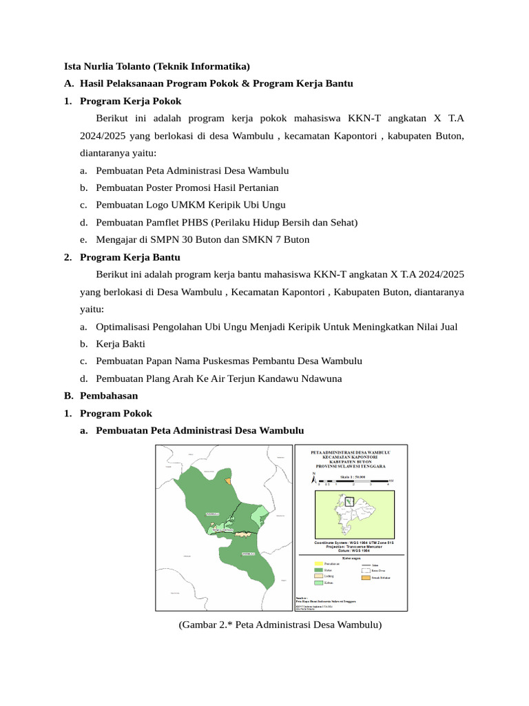 Bab 2 Laporan KKN Ista | PDF