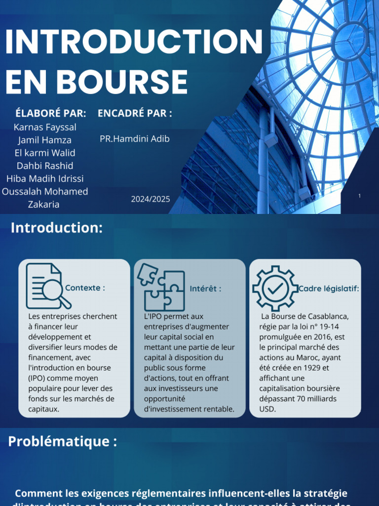 Introduction en Bourse. | PDF