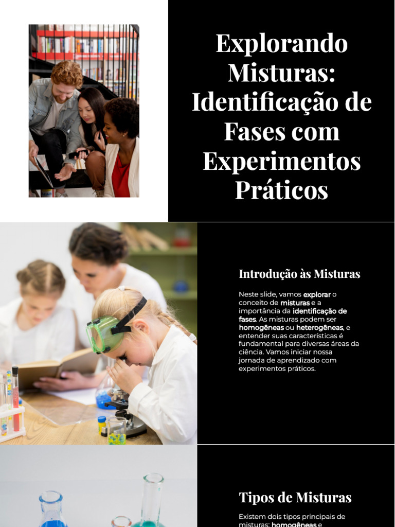 explorando-misturas-identificacao-de-fases-com-experimentos-praticos | PDF | Mistura | Science