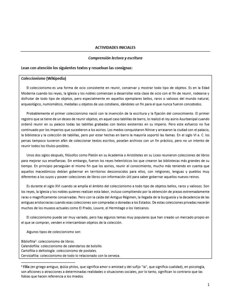 Coleccionismo y su Extravagancia | PDF | Coleccionar | Museología