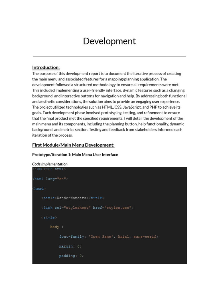 First - Submission - Nea Dev | PDF | Usability | Information Technology