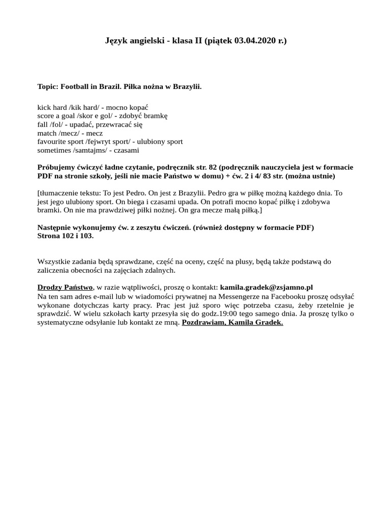 J Angielski-03 04-Klasa2 | PDF