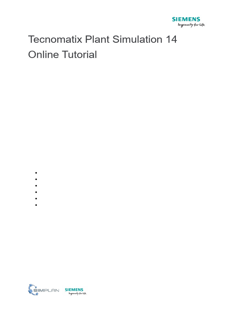 Tecnomatix Plant Simulation Tutorial | PDF | Class (Computer Programming) | Simulation