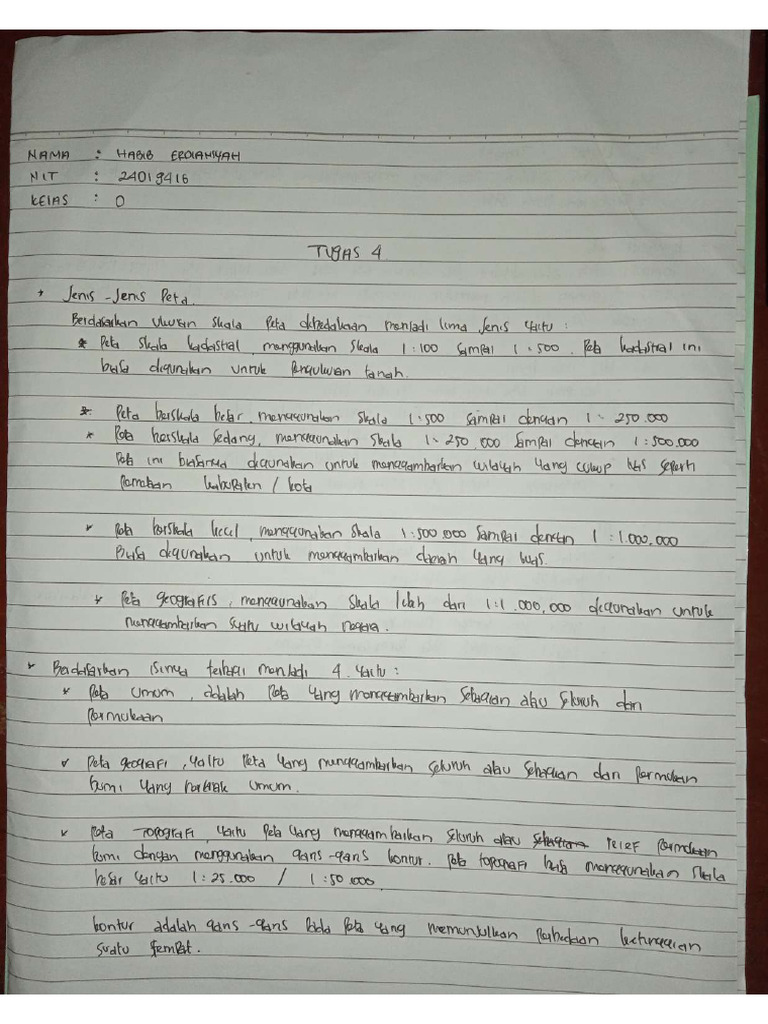 Tugas 4 Pemetaan Digigit | PDF