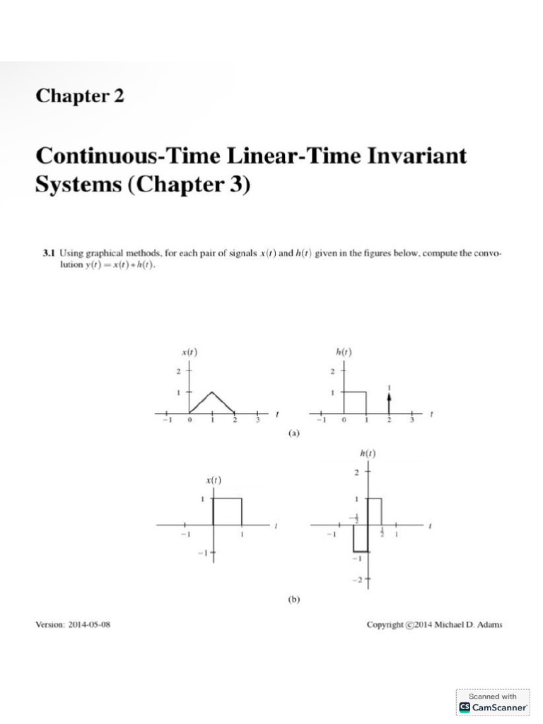 Chapter 4 - CT Linear Time Invariant Syst | PDF