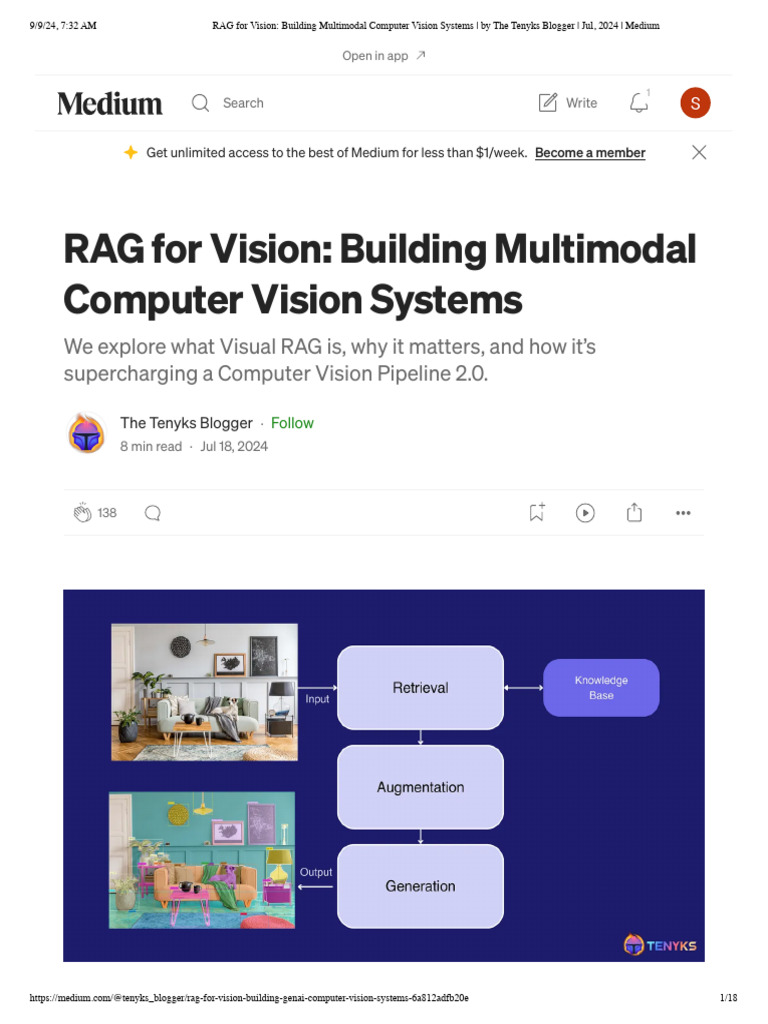 RAG for Vision_ Building Multimodal Computer Vision Systems _ by The ...