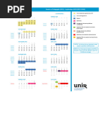 Calendario Académico UMNG 2025 | PDF