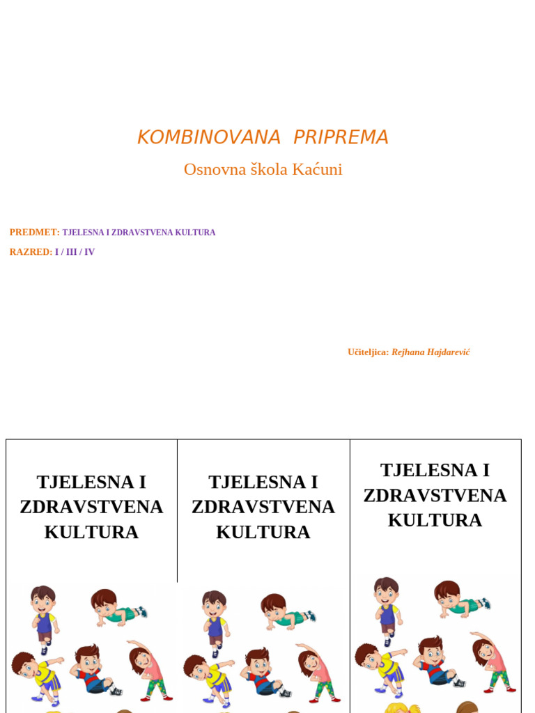 Online Nastava III Čas - Kombinacija | PDF